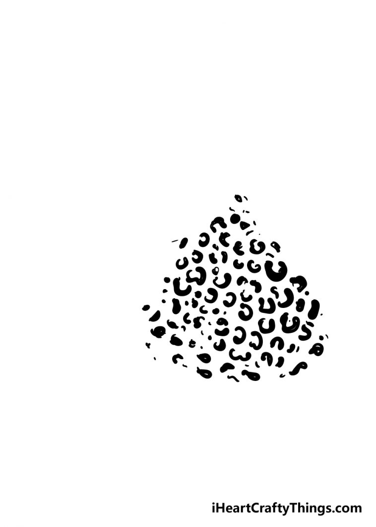 Cheetah Print Drawing - How To Draw Cheetah Print Step By Step