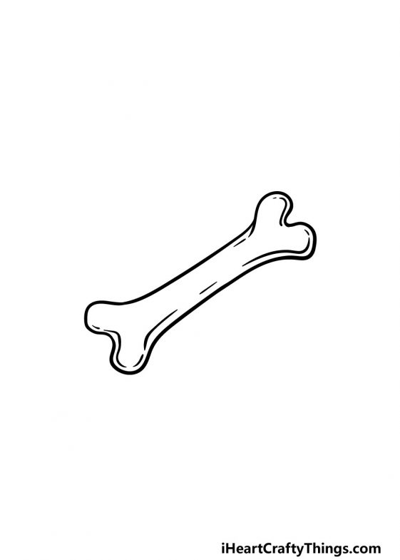 Bone Drawing - How To Draw A Bone Step By Step