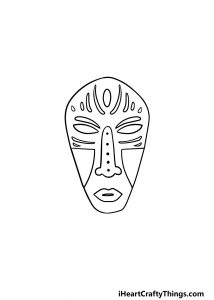 Mask Drawing - How To Draw A Mask Step By Step