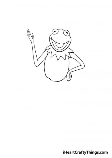 Kermit The Frog Drawing - How To Draw Kermit The Frog Step By Step