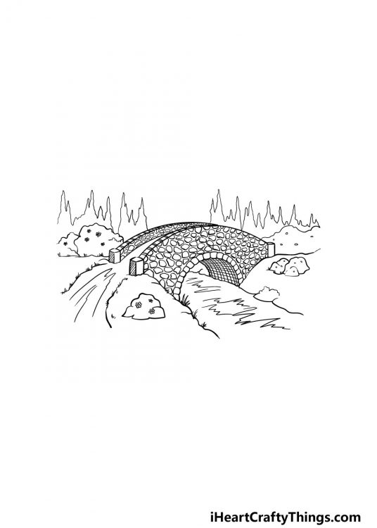 Bridge Drawing - How To Draw A Bridge Step By Step
