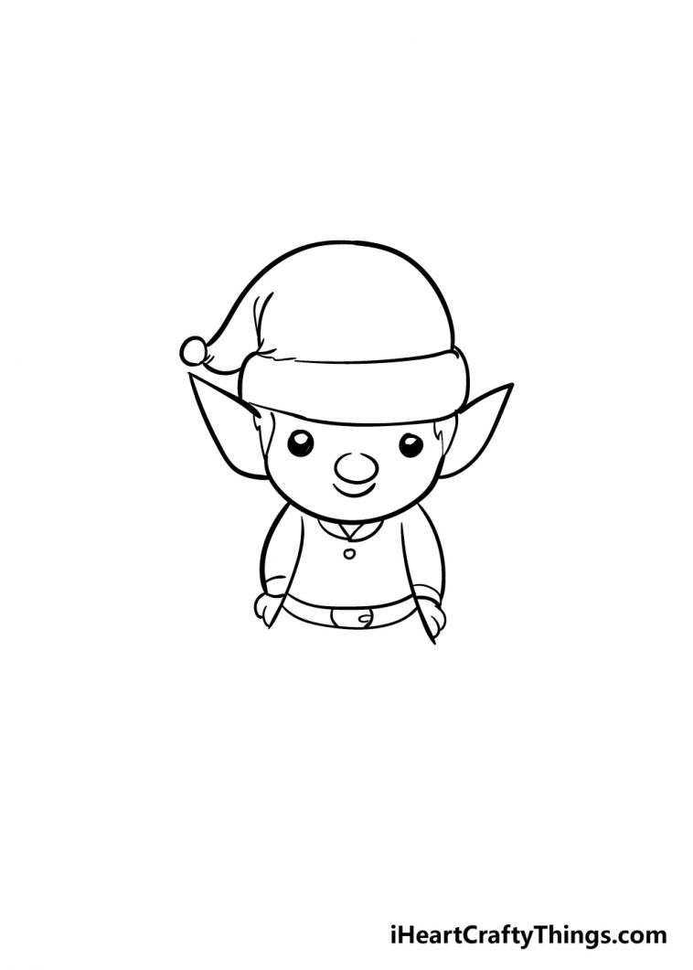 Elf Drawing - How To Draw An Elf Step By Step