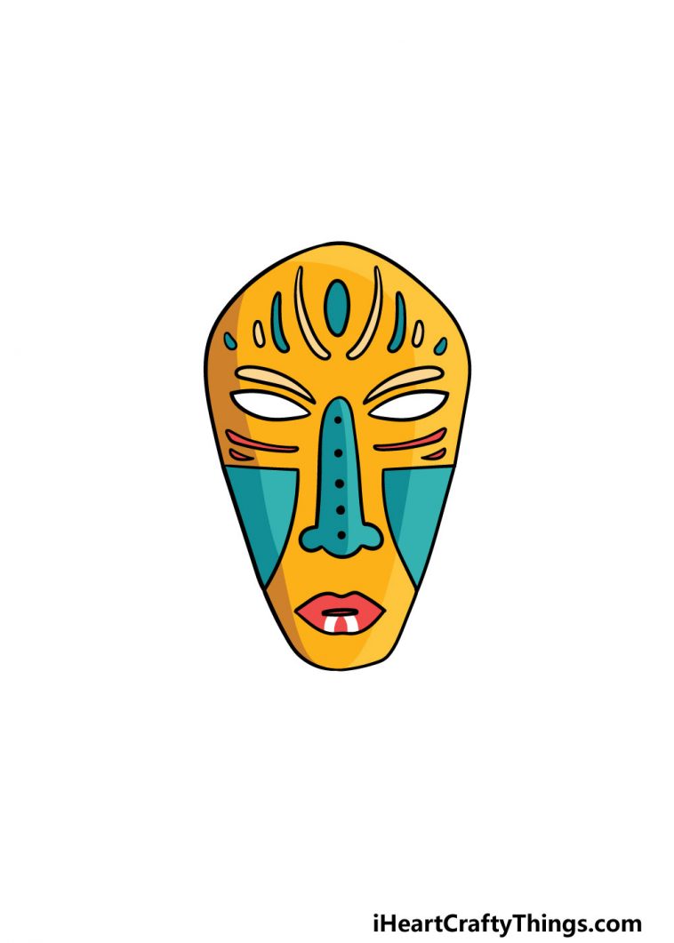 Mask Drawing - How To Draw A Mask Step By Step