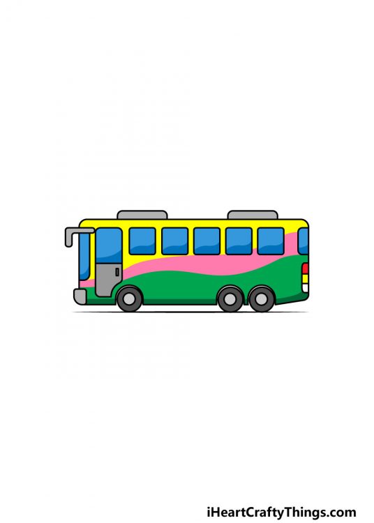 Bus Drawing - How To Draw A Bus Step By Step