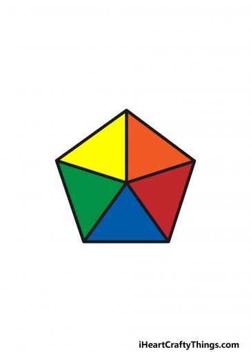 Pentagon Drawing - How To Draw A Pentagon Step By Step