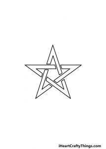 Pentagram Drawing - How To Draw A Pentagram Step By Step