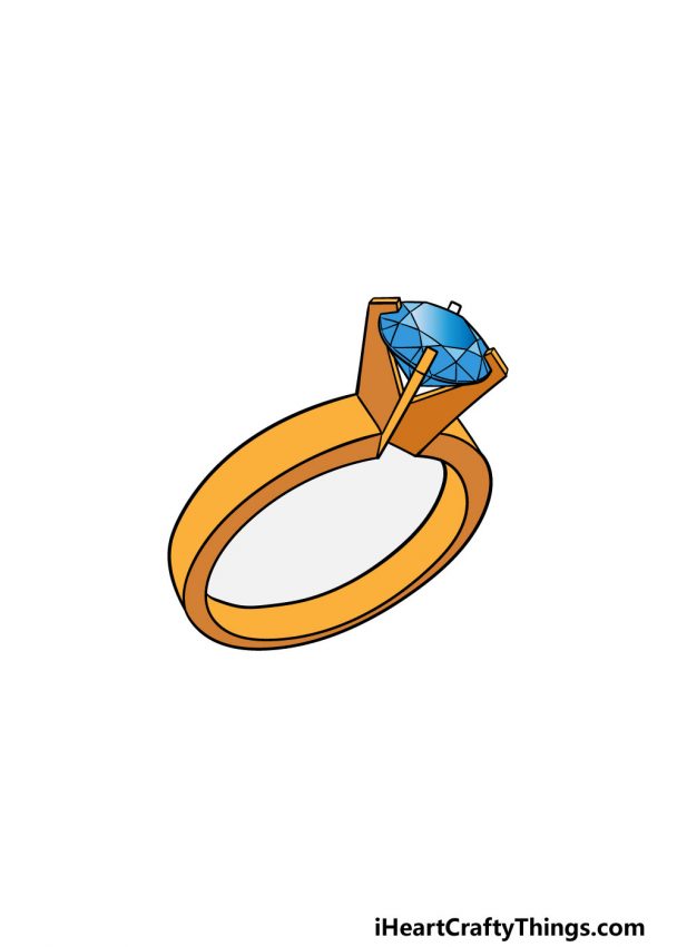 Ring Drawing - How To Draw A Ring Step By Step