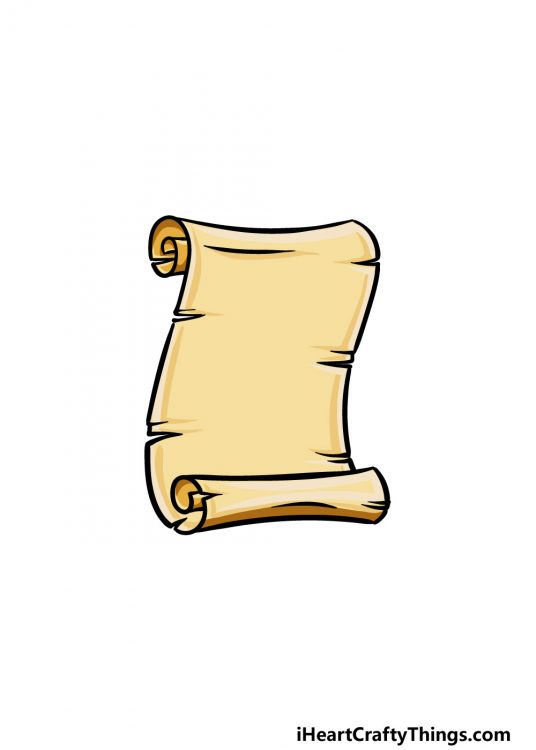 Scroll Drawing - How To Draw A Scroll Step By Step