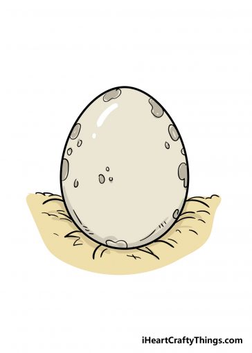 Egg Drawing - How To Draw An Egg Step By Step