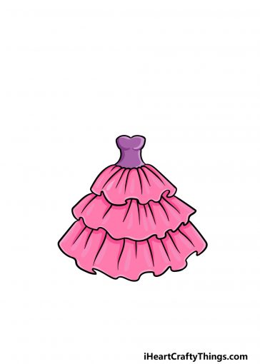 Ruffles Drawing - How To Draw Ruffles Step By Step