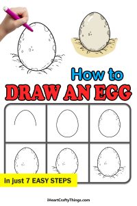 Egg Drawing - How To Draw An Egg Step By Step