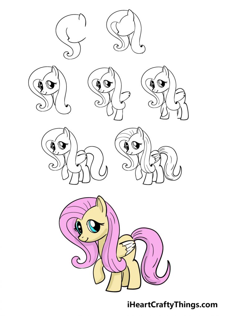 My Little Pony Drawing - How To Draw My Little Pony Step By Step
