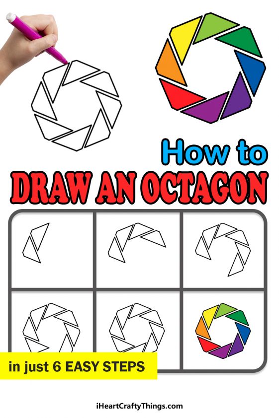 Octagon Drawing - How To Draw An Octagon Step By Step