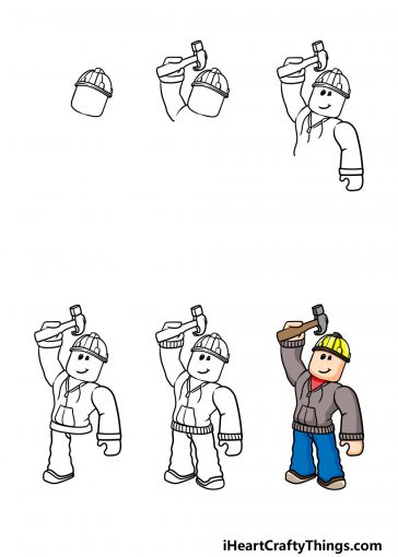 Roblox Drawing - How To Draw Roblox Step By Step