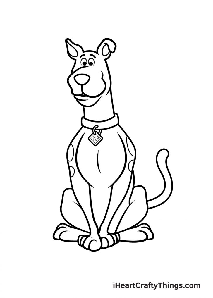 Scooby-Doo Drawing - How To Draw Scooby-Doo Step By Step