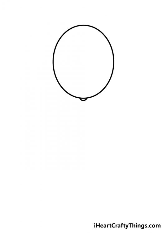 Balloon Drawing - How To Draw A Balloon Step By Step