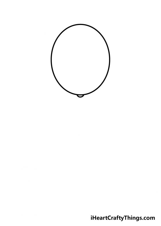 Balloon Drawing - How To Draw A Balloon Step By Step