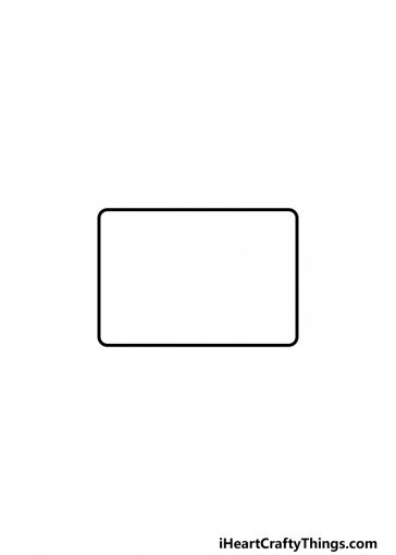 TV Drawing - How To Draw A TV Step By Step