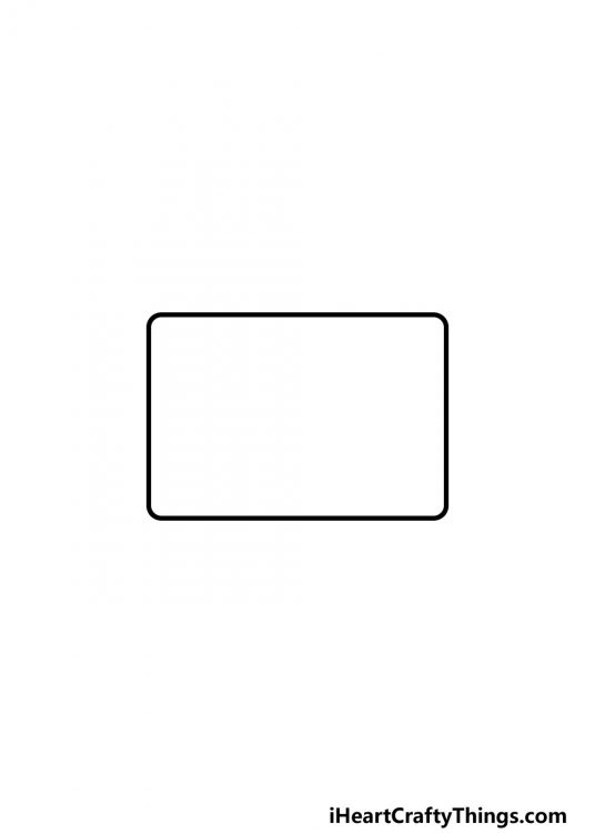 TV Drawing - How To Draw A TV Step By Step