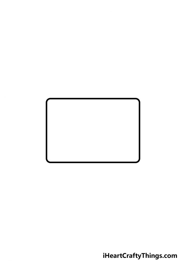 TV Drawing - How To Draw A TV Step By Step