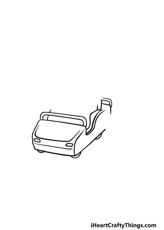 Roller Coaster Drawing - How To Draw A Roller Coaster Step By Step