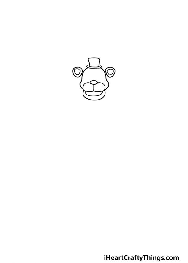 Freddy Fazbear Drawing - How To Draw Freddy Fazbear Step By Step