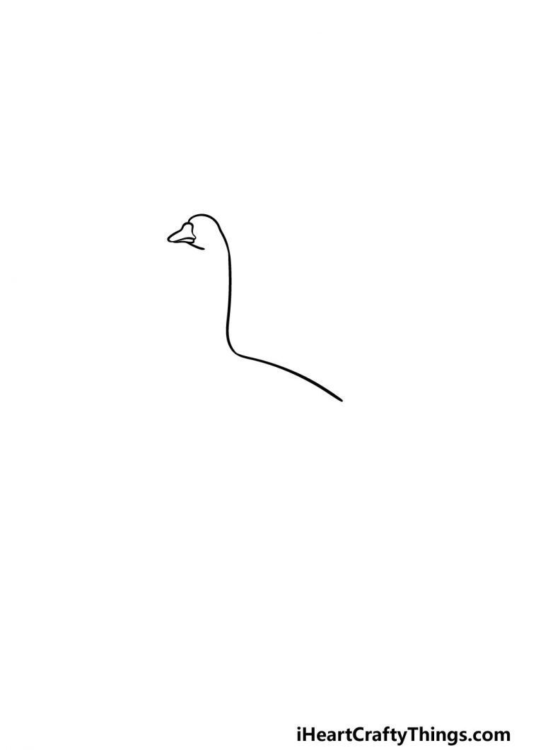 Goose Drawing - How To Draw A Goose Step By Step