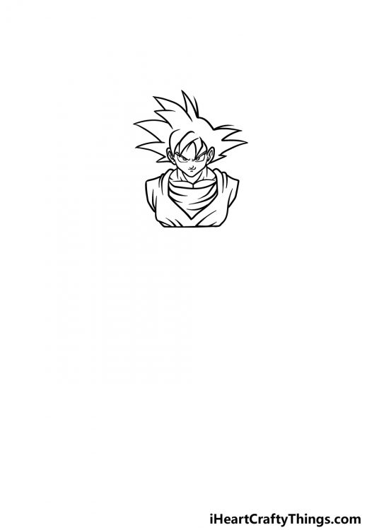 How To Draw Goku Step By Step - Easy Full Body Drawing