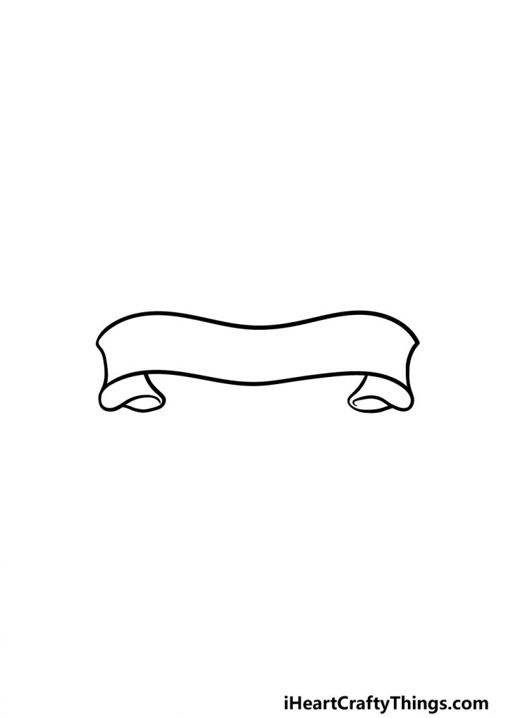Banner Drawing - How To Draw A Banner Step By Step