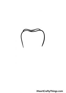 Tooth Drawing - How To Draw A Tooth Step By Step