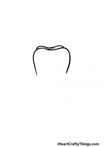 Tooth Drawing - How To Draw A Tooth Step By Step