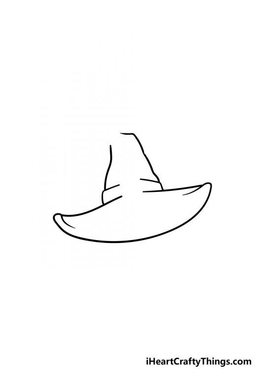 Witch Hat Drawing - How To Draw A Witch Hat Step By Step
