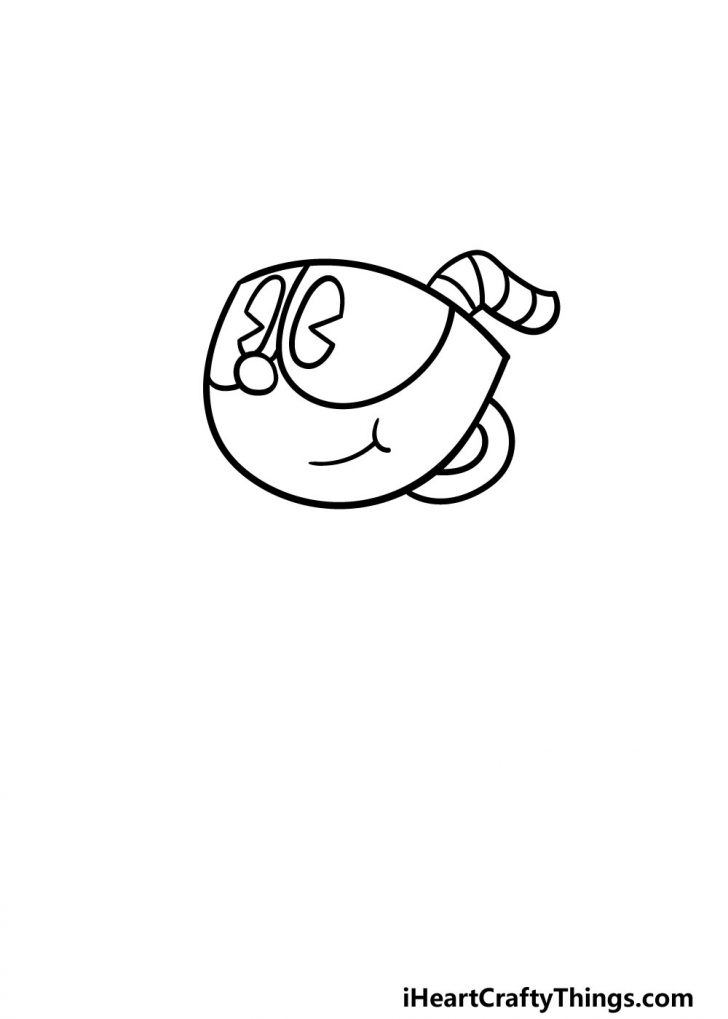 Cuphead Drawing - How To Draw Cuphead Step By Step