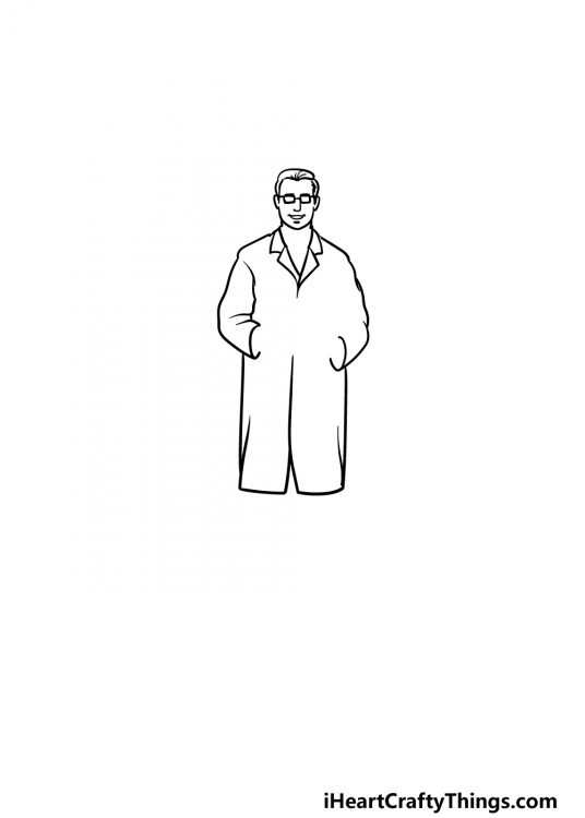 Doctor Drawing - How To Draw A Doctor Step By Step