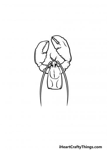 Lobster Drawing - How To Draw A Lobster Step By Step