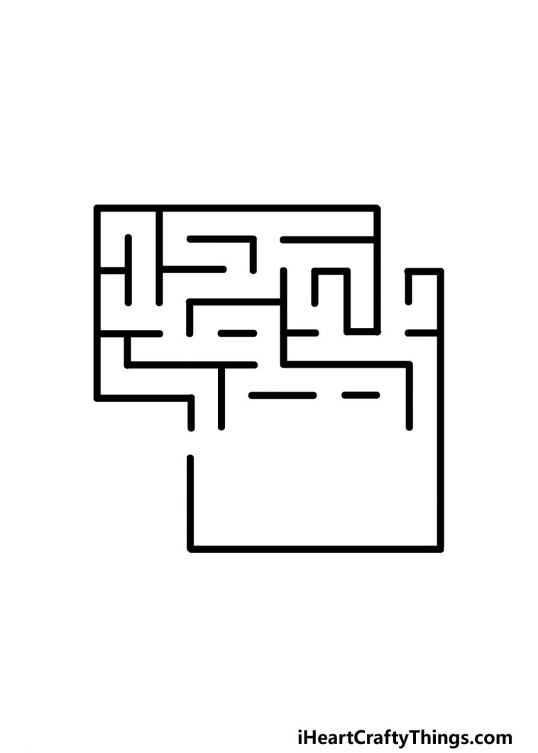 Maze Drawing - How To Draw A Maze Step By Step