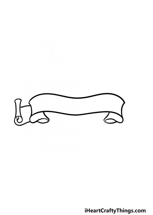 Banner Drawing - How To Draw A Banner Step By Step