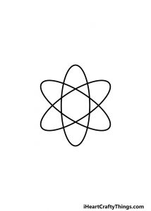 Atom Drawing - How To Draw An Atom Step By Step