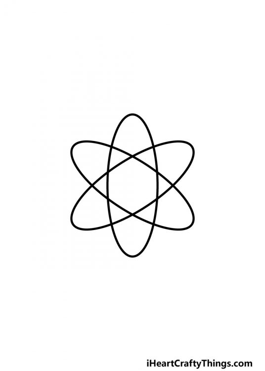 Atom Drawing - How To Draw An Atom Step By Step