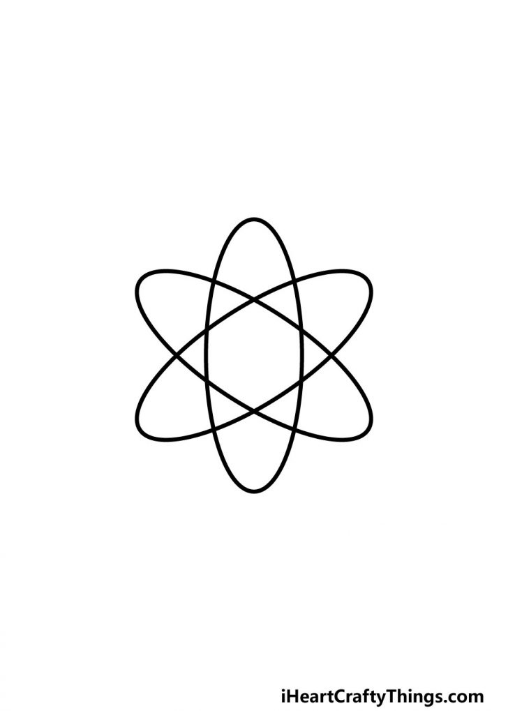 Atom Drawing - How To Draw An Atom Step By Step