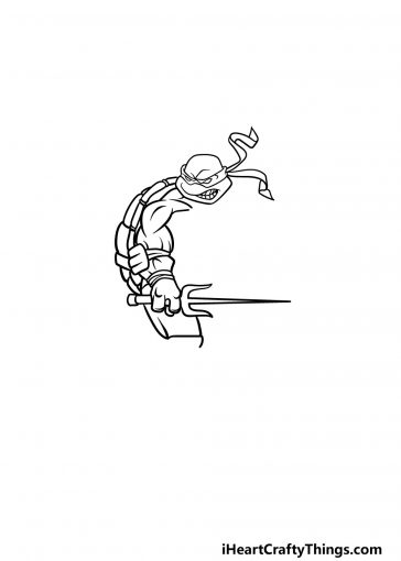 Ninja Turtle Drawing - How To Draw A Ninja Turtle Step By Step