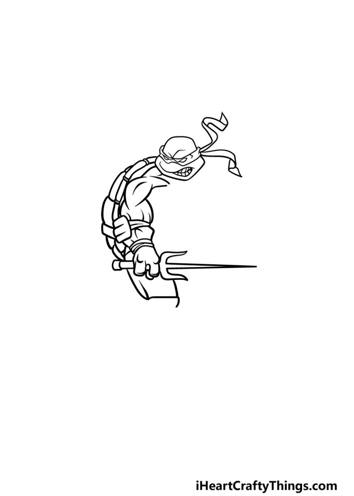 Ninja Turtle Drawing - How To Draw A Ninja Turtle Step By Step