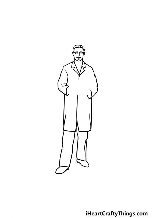 Doctor Drawing - How To Draw A Doctor Step By Step