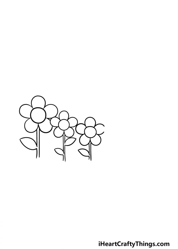 Garden Drawing - How To Draw A Garden Step By Step