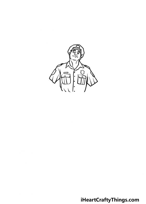 Police Officer Drawing - How To Draw A Police Officer Step By Step