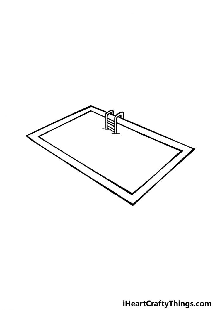 Pool Drawing - How To Draw A Pool Step By Step