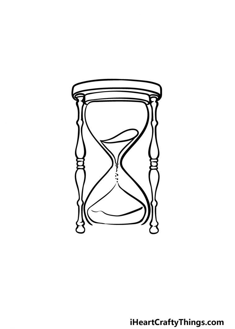 Hourglass Drawing How To Draw An Hourglass Step By Step