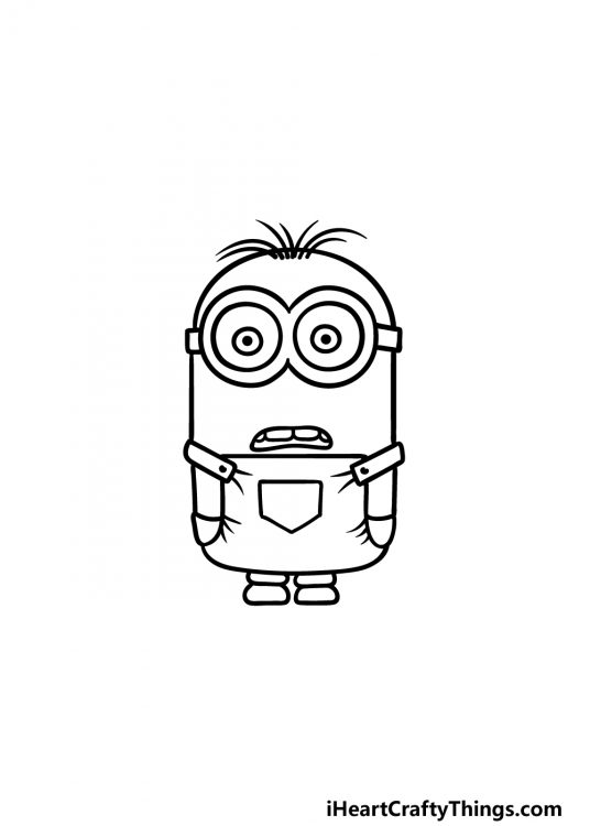 Minion Drawing - How To Draw A Minion Step By Step