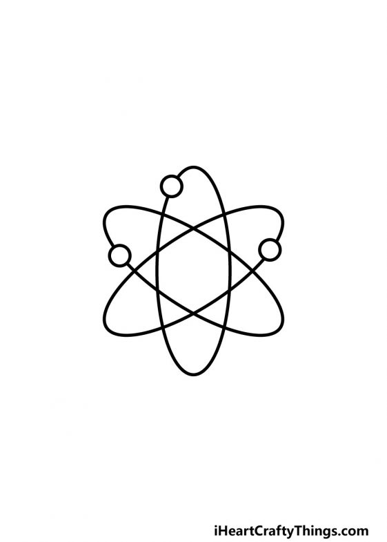 Atom Drawing - How To Draw An Atom Step By Step