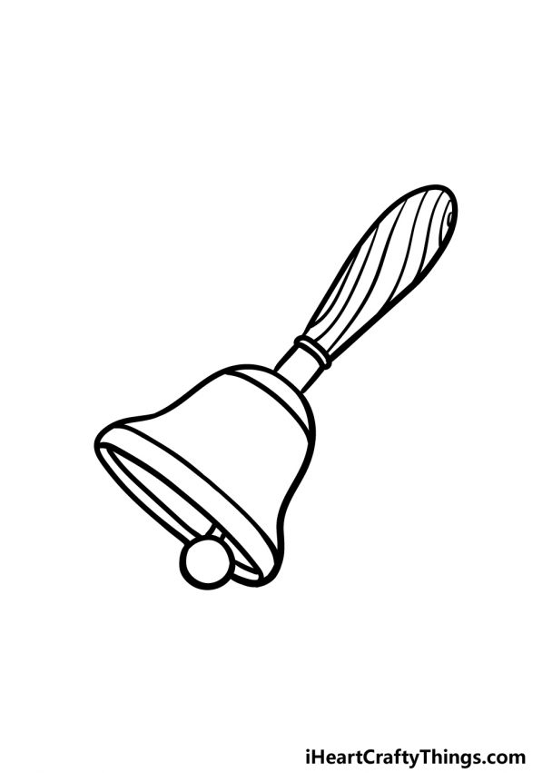 Bell Drawing - How To Draw A Bell Step By Step